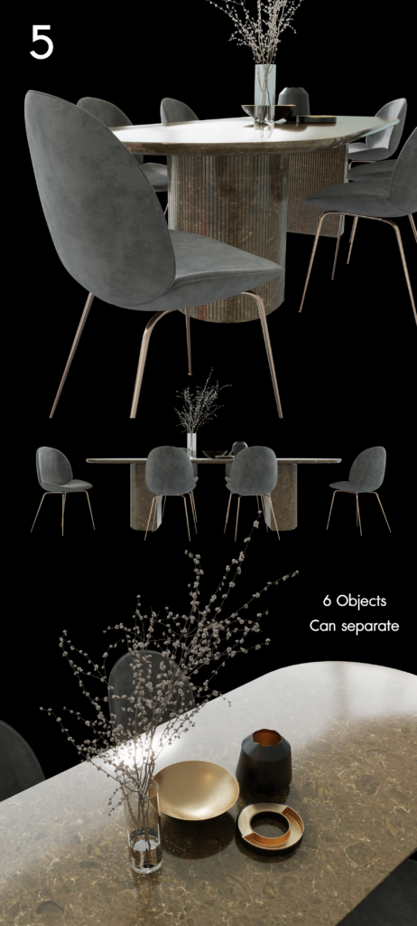 Modern Dining Room Set - Proxy DND