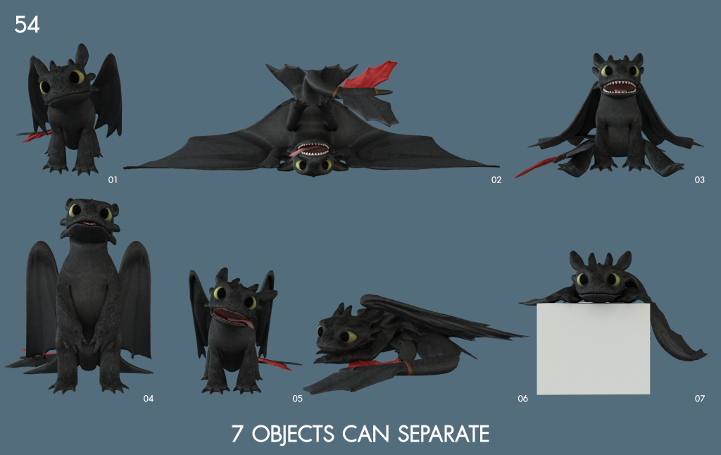 Toothless Dragon Proxy Model - Proxy DND