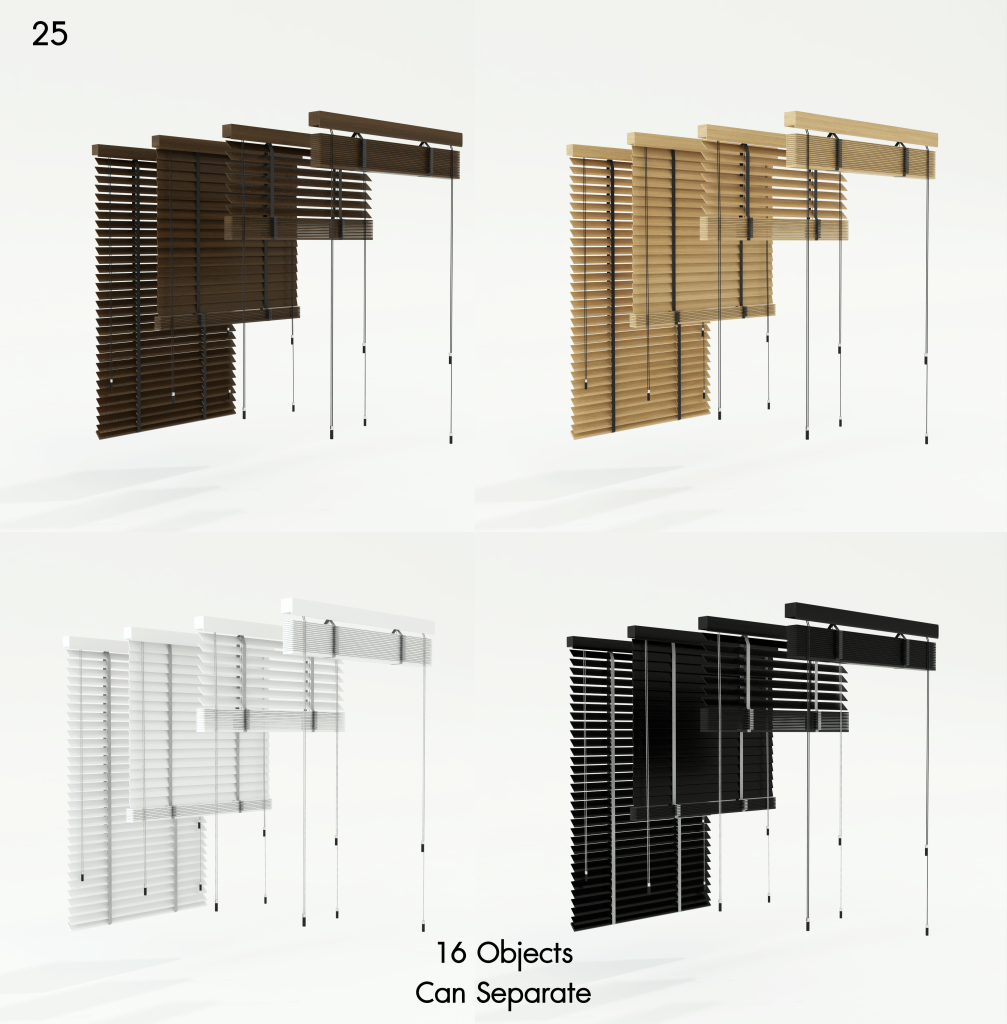 3D Blinds Proxy Model for SketchUp with V-Ray - Proxy DND